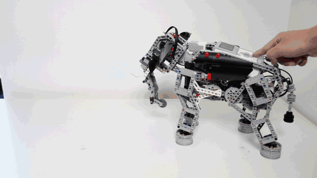 乐高EV3机械象 客厅的艺术品_天极网