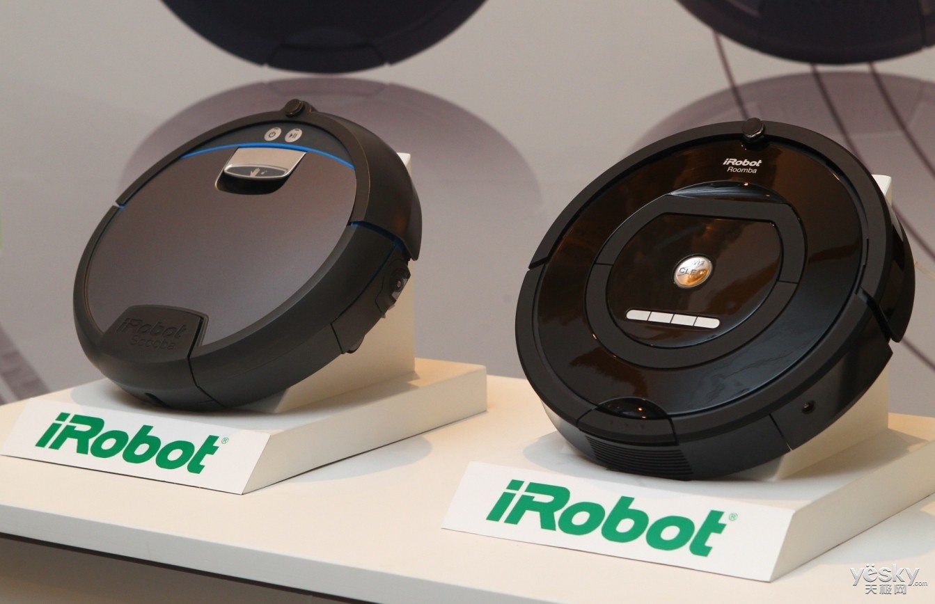 iRobot发布Roomba 770和Scooba 390机器人_天极网