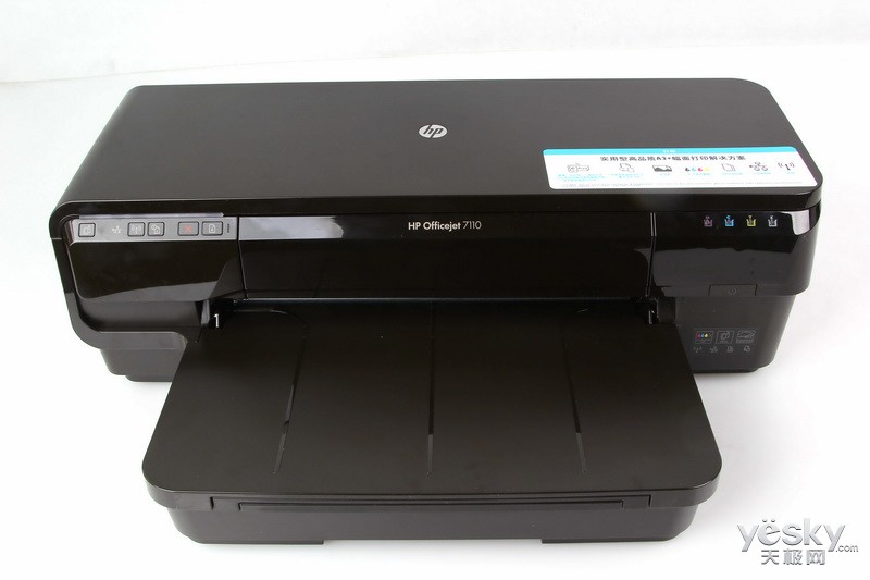 宽幅面云打印利器 惠普惠商 7110外观解析_天极网