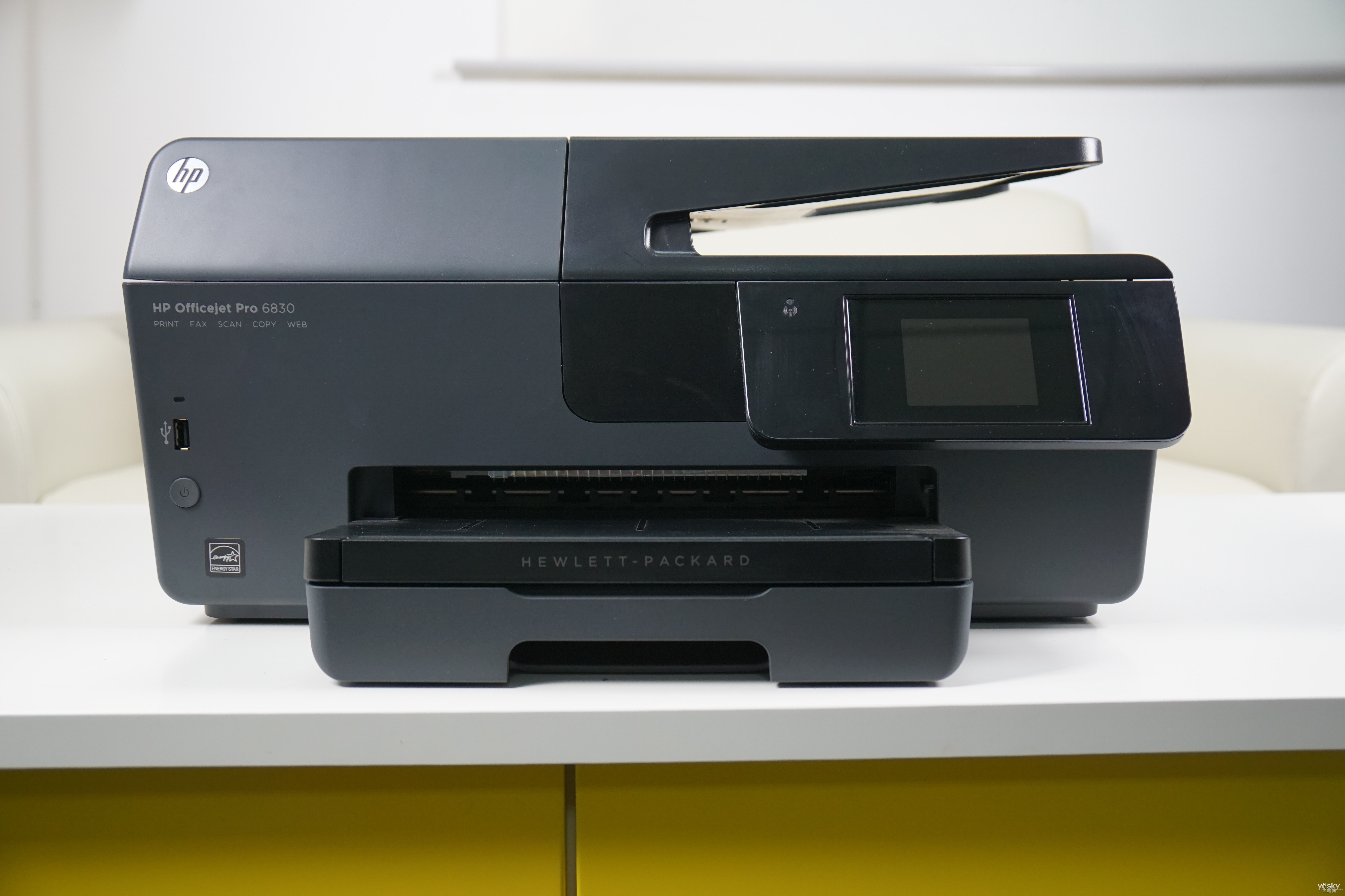 体验高效率商用喷墨打印机 惠普6830实测_天极网